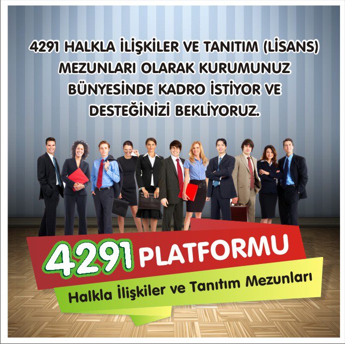 HALKLA İLİŞKİLER VE TANITIM (LİSANS) MEZUNLARI KADRO İSTİYOR!!! İmza ...